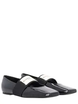 Givenchy Sliced Square Dancer Ballerinas - Black