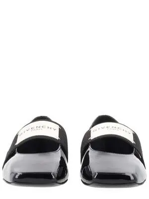 Givenchy Sliced Square Dancer Ballerinas - Black