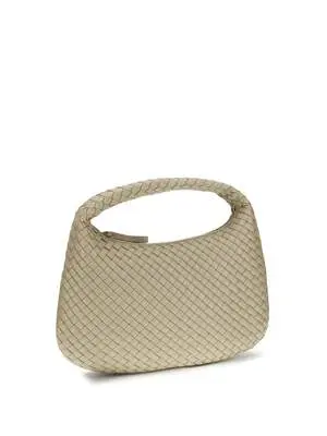 Bottega Veneta Padded Intrecciato Leather Shoulder Bag - Cream