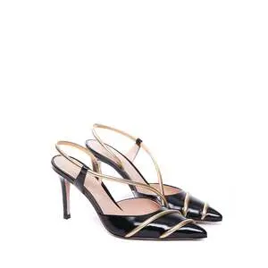 GIANVITO ROSSI Leather Slingback Pumps