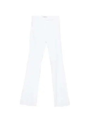 Max Mara Cotton Tailored Wide Leg Trousers
