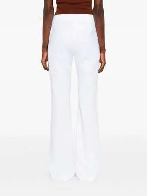 Max Mara Cotton Tailored Wide Leg Trousers