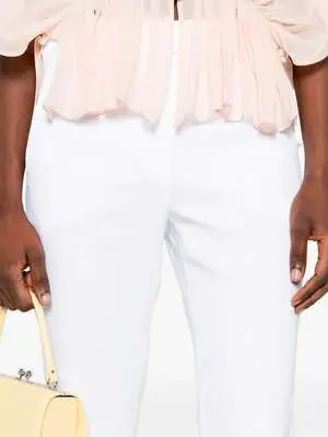 Max Mara Cotton Tailored Wide Leg Trousers