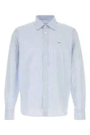 Prada Embroidered Poplin Shirt - Multicolor