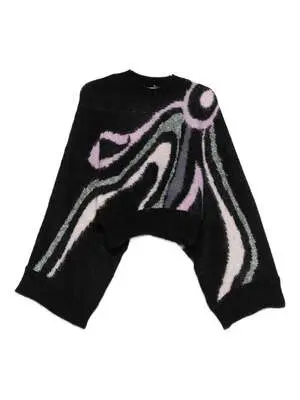 Emilio Pucci Wool Printed Sweater - Multicolor