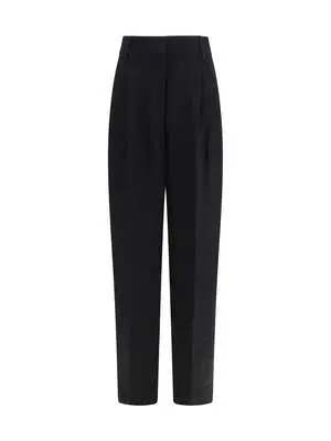Max Mara Mstsumero Linen Batavia Pants - Black