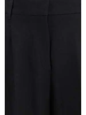 Max Mara Mstsumero Linen Batavia Pants - Black