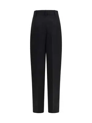 Max Mara Mstsumero Linen Batavia Pants - Black