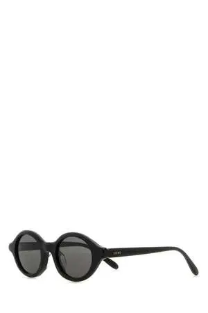 Loewe Acetate Oval Sunglasses - Black