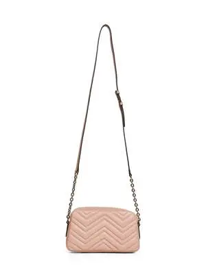 Gucci Pinky Beige Gg Marmont Small Camera Bag - Multicolor