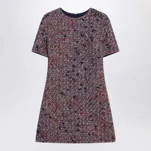 Gucci Wool Boucle Dress - Blue