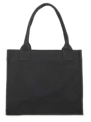 GANNI Large Tote Bag With Logo - Multicolor
