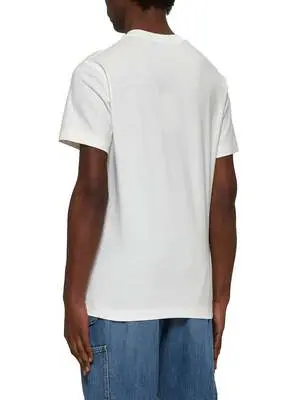 Burberry Cotton T-shirt With Check Appliqu