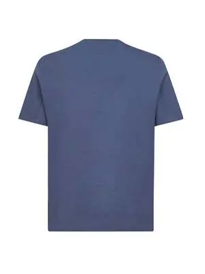 Brunello Cucinelli Denim Cotton Jersey Crewneck T-shirt - Multicolor