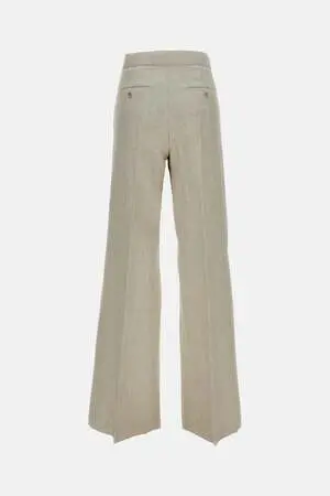 Max Mara Wide-leg Linen Trousers - Multicolor