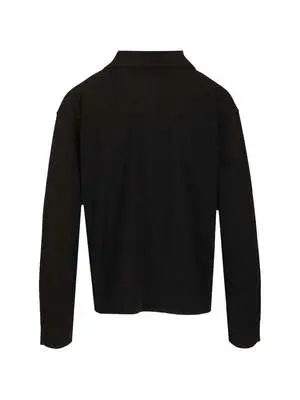 Max Mara Frisia Wool Polo Shirt - Black
