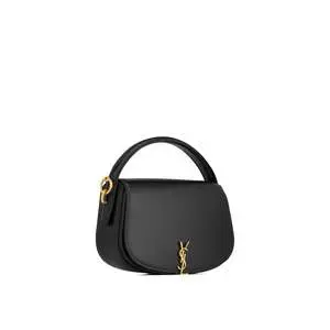 Saint Laurent Voltaire Half-moon Shoulder Bag - Black
