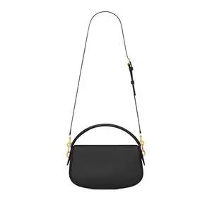 Saint Laurent Voltaire Half-moon Shoulder Bag - Black