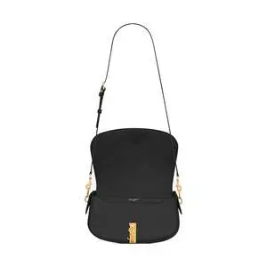 Saint Laurent Voltaire Half-moon Shoulder Bag - Black