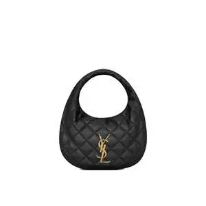 Saint Laurent Icarino Quilted Handbag - Black