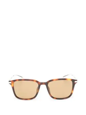 Gucci Black Shield Frame Sunglasses With Grey Lenses - Multicolor