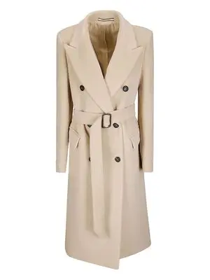 Tagliatore Wool Double-breasted Coat - Multicolor