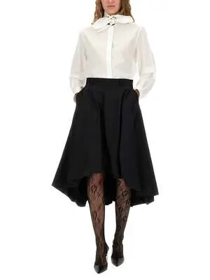 Moschino Cotton Poplin Skirt