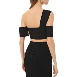 Alexander McQueen Off Shoulder Bandage Top