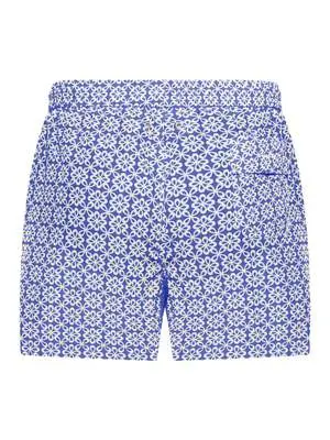 Kiton Swimsuit With All-over Floral Pattern - Multicolor