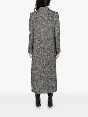 Dolce & Gabbana Wool Herringbone Double-breasted Coat