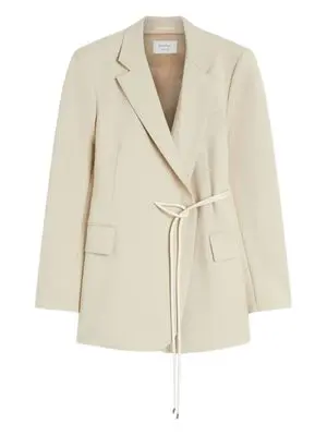 Sportmax Belted Wool Short Coat