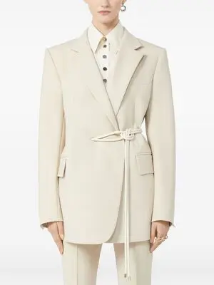 Sportmax Belted Wool Short Coat