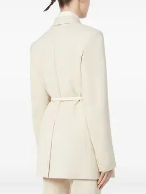 Sportmax Belted Wool Short Coat