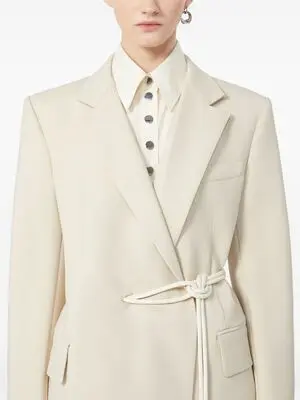 Sportmax Belted Wool Short Coat