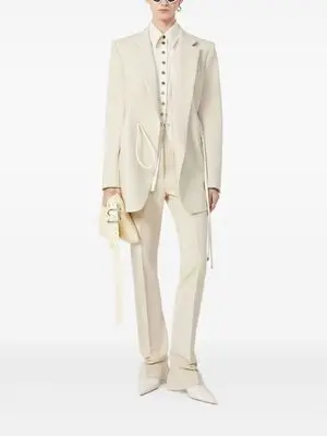 Sportmax Belted Wool Short Coat