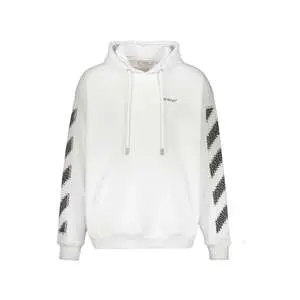 Off-White Logo Drawstring Hooded Sweatshirt