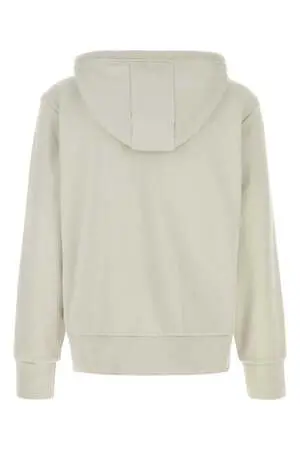Thom Browne Light Grey Cotton Zip-up Hoodie