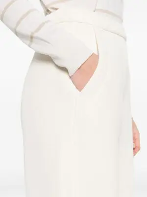 Max Mara Cotton Wide Leg Trousers