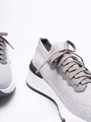 Brunello Cucinelli Knit Low-top Sneakers