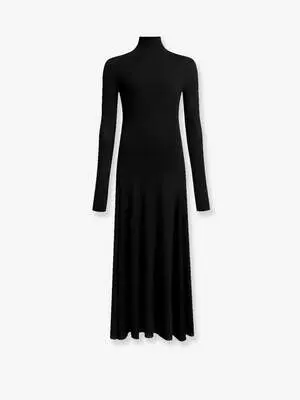 Alaïa Viscose Long Heart Dress - Multicolor