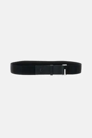 Max Mara Elastic Ribbon Belt With Leather Details - Multicolor