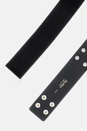 Max Mara Elastic Ribbon Belt With Leather Details - Multicolor