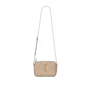 Saint Laurent Lou Camera Bag - Cream