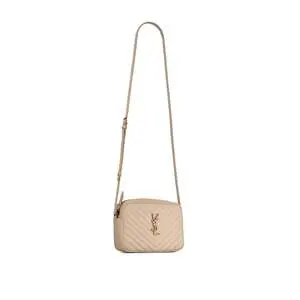 Saint Laurent Lou Camera Bag - Cream