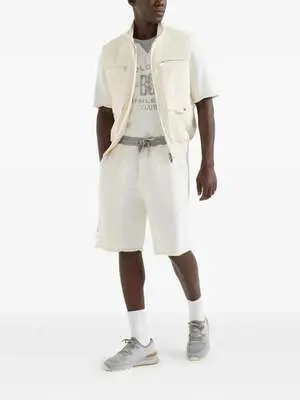 Brunello Cucinelli Cotton Bermuda Shorts - Multicolor