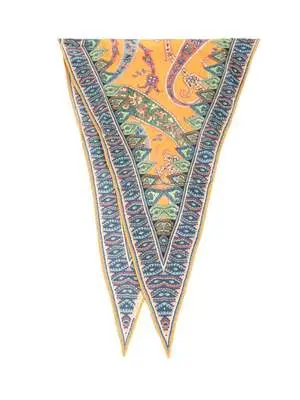 Etro Diamond-shaped Silk Scarf - Multicolor