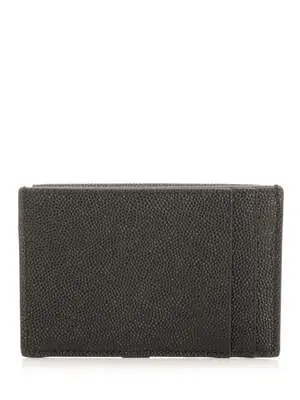 Saint Laurent Grain De Poudre Leather Wallet - Black