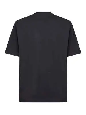 Dolce & Gabbana Black Cotton Jersey Logo T-shirt