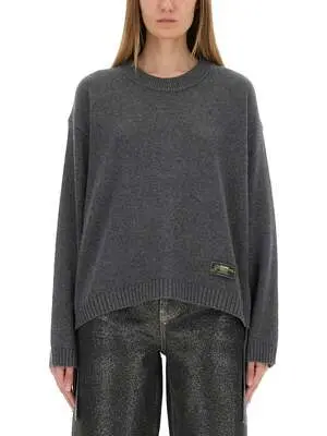 GANNI Oversize Shirt - Gray