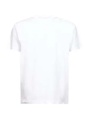 Stone Island White Slim-fit Logo Patch T-shirt